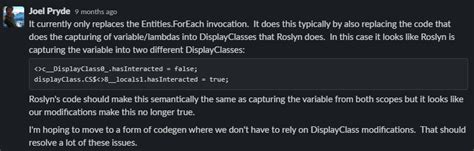 Using Local Scopes In Systembaseonupdate Can Cause Captured Variables