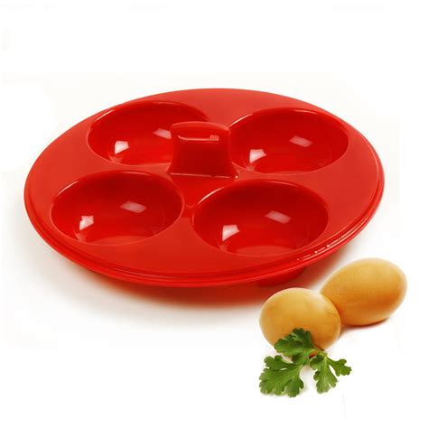 Silicone 4 Egg Poacher Red Ventures Intl