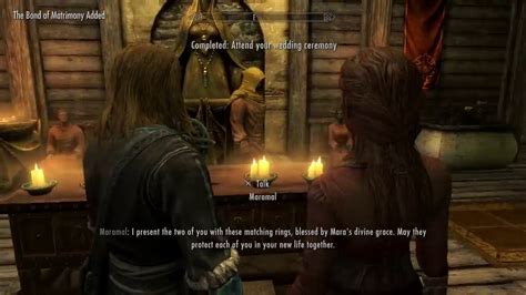 Skyrim Marrying Adrianne Avenicci Youtube