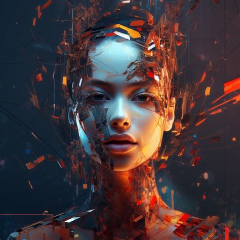 Premium Ai Image Dynamic Glitches Breathing New Life Into Static Visual