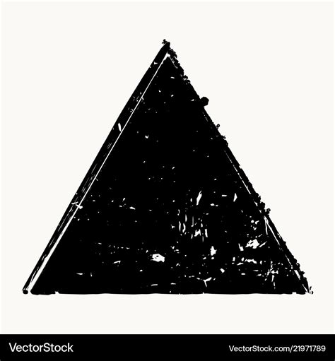 Grunge Triangle Texture Overlay Royalty Free Vector Image