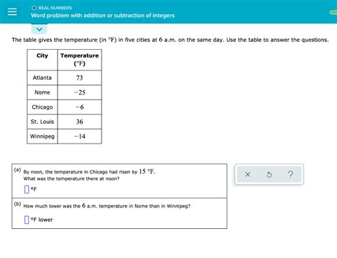 Solved III O REAL NUMBERS Word Problem With Addition Or Chegg Com