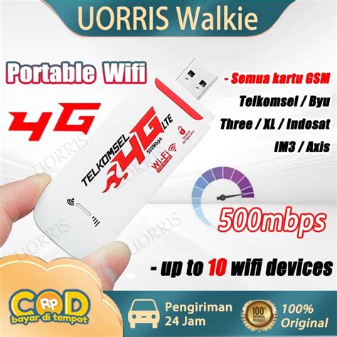 Jual Wifi Portable 4G All Operator Portable Modem Wifi USB Mobile WiFi Kecepatan Tinggi Untuk PC