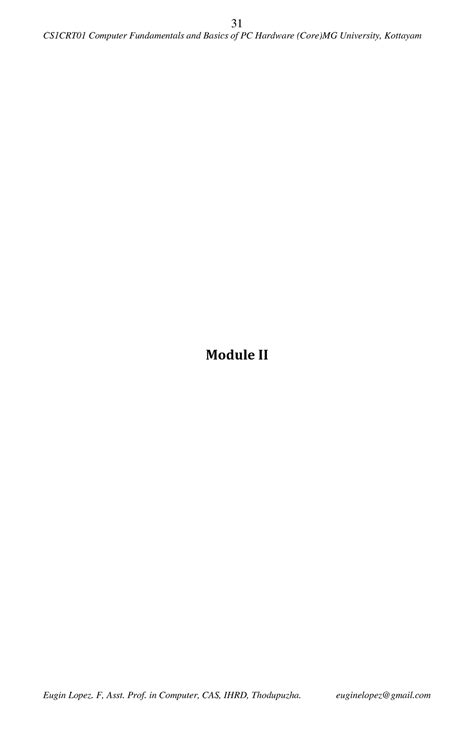 Module 2 Introduction To Computer Hardware Cs1crt01 Computer