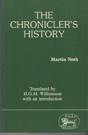 The Chronicler S History Noth Martin Amazon Com Mx Libros