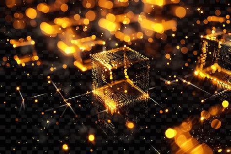 Premium Psd A Small Cube With A Yellow Light On It And The Number 3