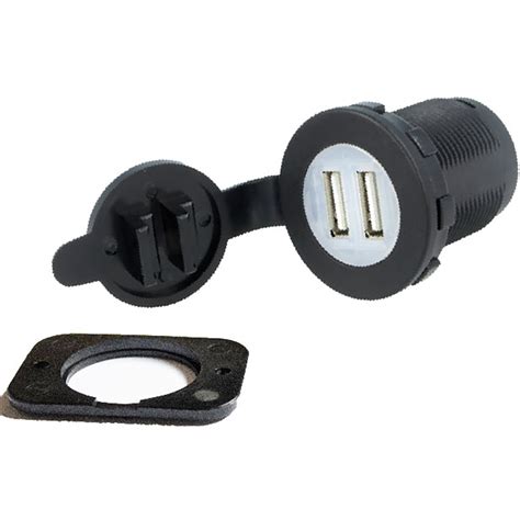 Switch Components A1 USB2 1 B PS Dual USB Socket 5V 2 1A Screw Mount