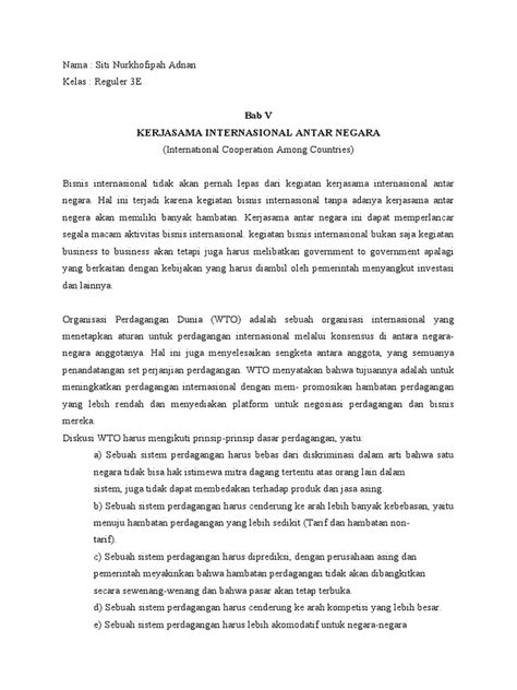Siti Nurkhofipah Adnan S Class Details Pdf
