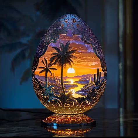 Filigree Easter Egg Sculptures Midjourney Prompt Promptbase