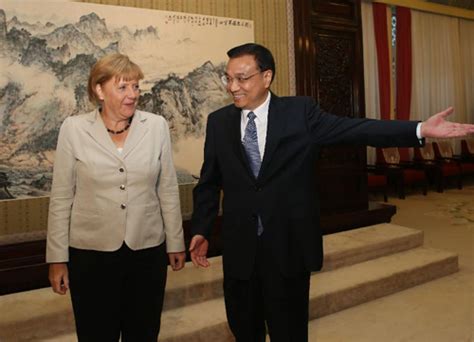 李克强会见德国总理默克尔