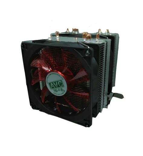 AVC RED LED cpu cooler 6 ฮทไปท cpu cooler ใสได INTEL AND AMD