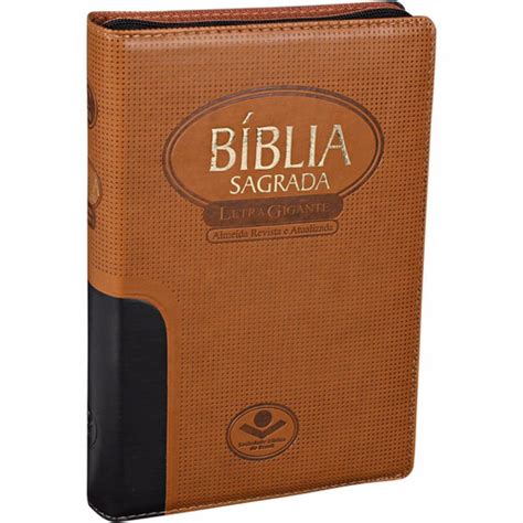 B Blia Letra Gigante Ziper Indice Marron Frete Gr Tis