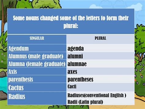 Pluralization Of Nouns In English 6 Pptx