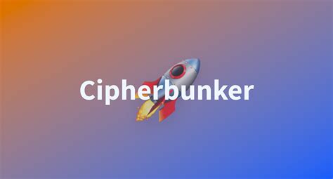 Cipherbunker A Hugging Face Space By Techoshaman