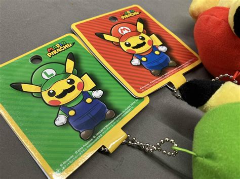 Yahoo オークション 【タグ付き】マリオピカチュウ ルイージピカチ