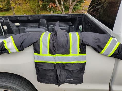 Dakota Workpro Series Mens Vizlite Dt Class 1 T Max Lined 150d Jacket