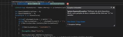 Erro ao ler arquivo texto FileStream C Stack Overflow em Português