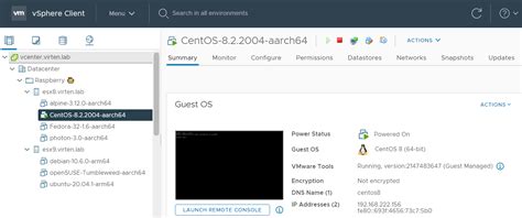 Vmware Tools For Centos 8 Aarch64 On Esxi Arm