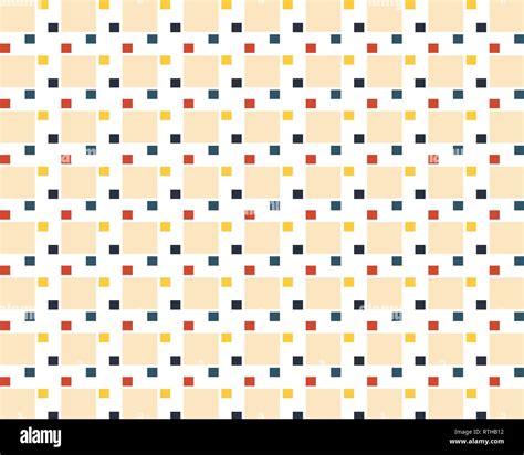 Abstract Background Repeating Pattern Of Geometric Shapes Stock Vector