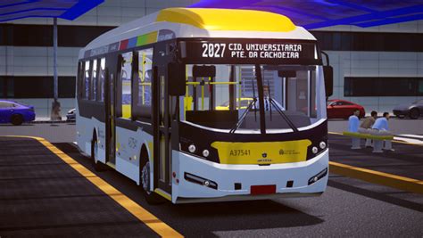 Caio Millennium BRT Scania K 250UB padrão RJ para o Proton Bus Simulator Road Mods Proton Bus