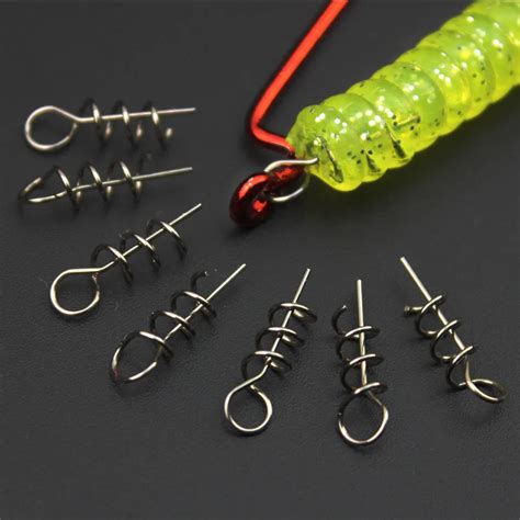 Buy Spring Lock Pins Stainless Steel Soft Bait Lure