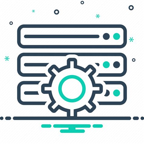 Database Server Settings Storage Icon Download On Iconfinder