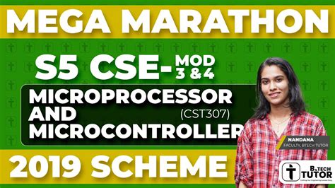 Ktu Btech Semester 5 Computer Science Cst307 Microprocessor
