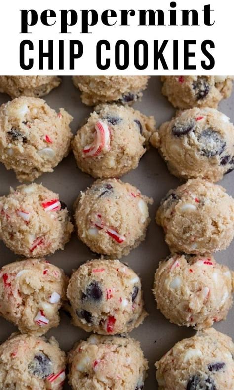Peppermint Chocolate Chip Cookies Artofit
