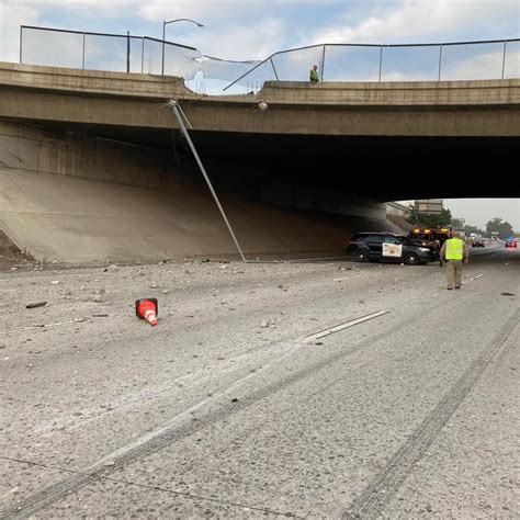 Driver Dies After Crashing Through Freeway Overpass Inlandnews