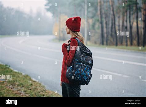 Sustainable Tourism Responsible Travel Young Woman Traveler With