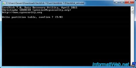 Recover A Deleted Or Lost Partition With Testdisk Windows Tutorials