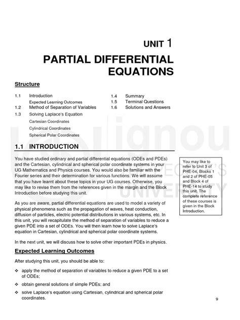 Unit 1 Pertial Diffential Equation Pdf Unit 1 Pertial Diffential Equation Pdf