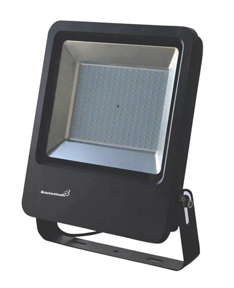 Brackenheath Rex Outdoor Led Industrial Floodlight With Photocell Black