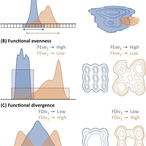 Illustration Of The Concepts Of Functional Diversity And Those Download Scientific Diagram