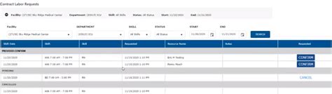 Manage Contract Labor Requests