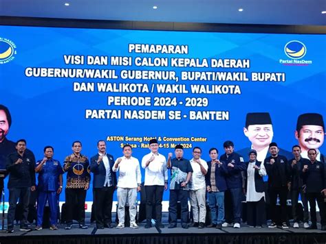 Tiga Bacabup Serang Bicara Soal DOB Serang Barat Di Nasdem Apakah Bisa