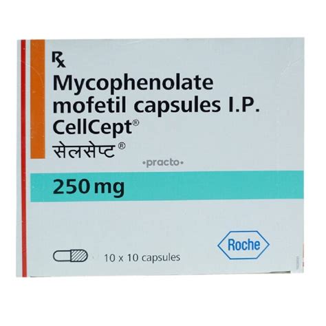 Mycophenolate Mofetil Capsule Ip 250 Mg At ₹ 1500 Box In Pune Id