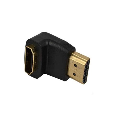 Buy Online Vention Hdmi Male To Hdmi Female 90 Degree Angle Adapter