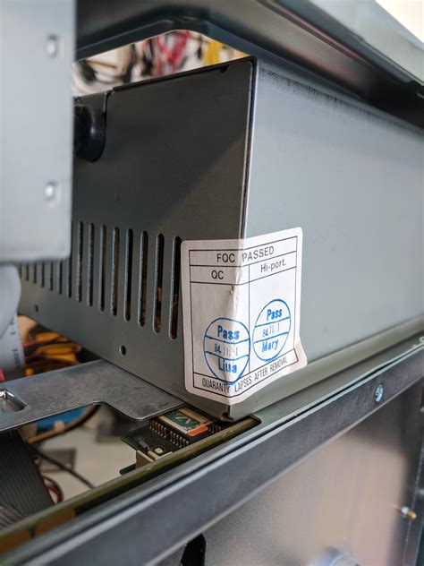 Building A Vintage Machine While Quarantined And Found This On The Psu