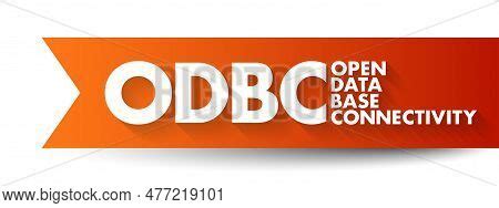 Odbc Open Database Image Photo Free Trial Bigstock