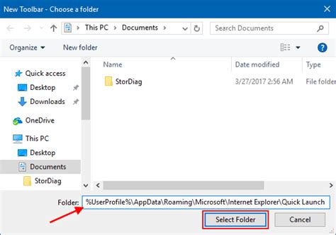Add Quick Launch Toolbar To Taskbar On Windows PC