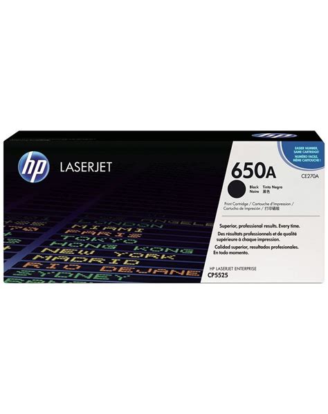 HP 650A toner LaserJet noir authentique