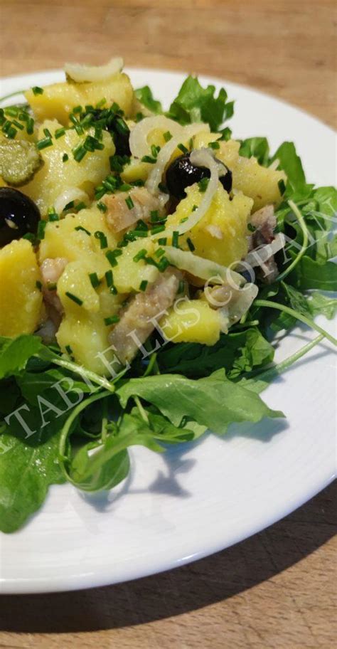 Salade de pommes de terre aux harengs fumés A table les copains