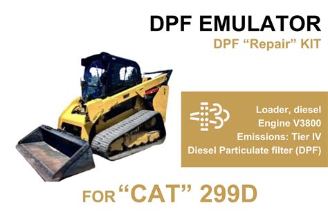 Dpf Repair Kit For “cat 299d” Loader Dpf Emulators
