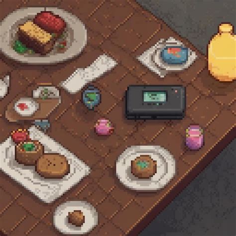 Dining Table Pixel Art Creative Designs For Your Next Gathering