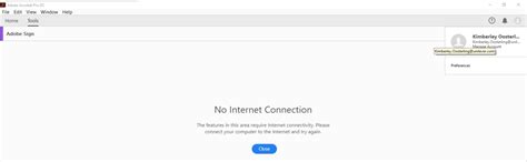 solved no internet connection acrobat dc adobe product community