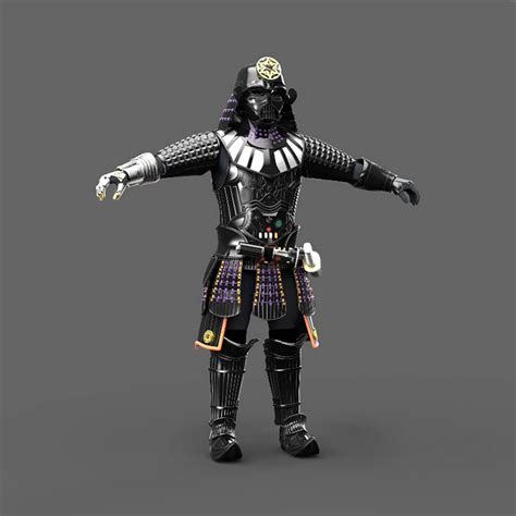Darth Vader Samurai Cosplay Full Armor 3d Model By Lisahenniga