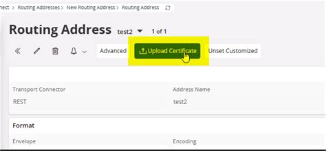 ifs cloud import certificate for use in out bound messages created in