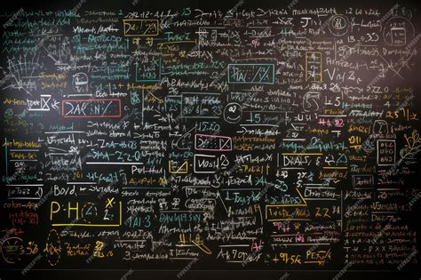 Premium Photo The Integration Of Mathematical Equations And Matrices