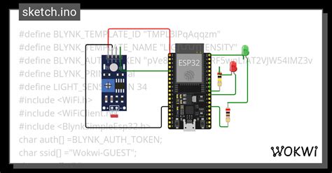 LIGHT INTENSITY Wokwi ESP STM Arduino Simulator